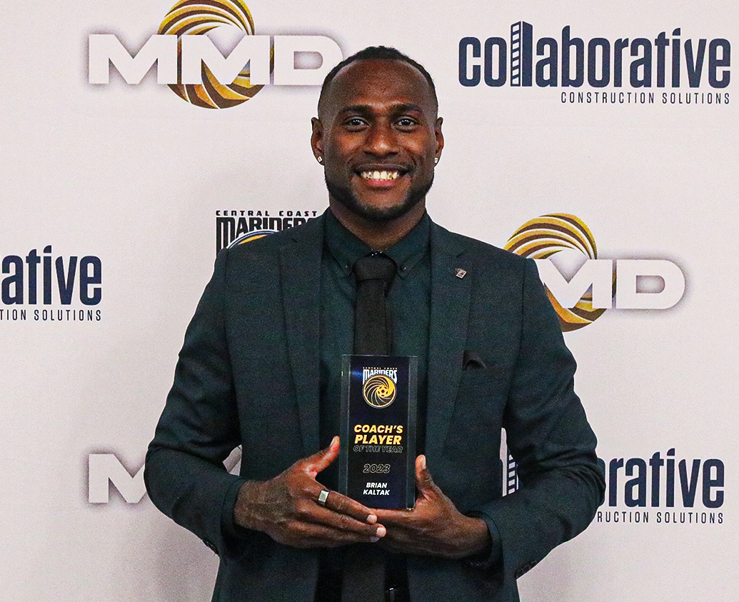 A-League: Brian Kaltak awarded ‘Coach’s Player of the Year’ for Central ...