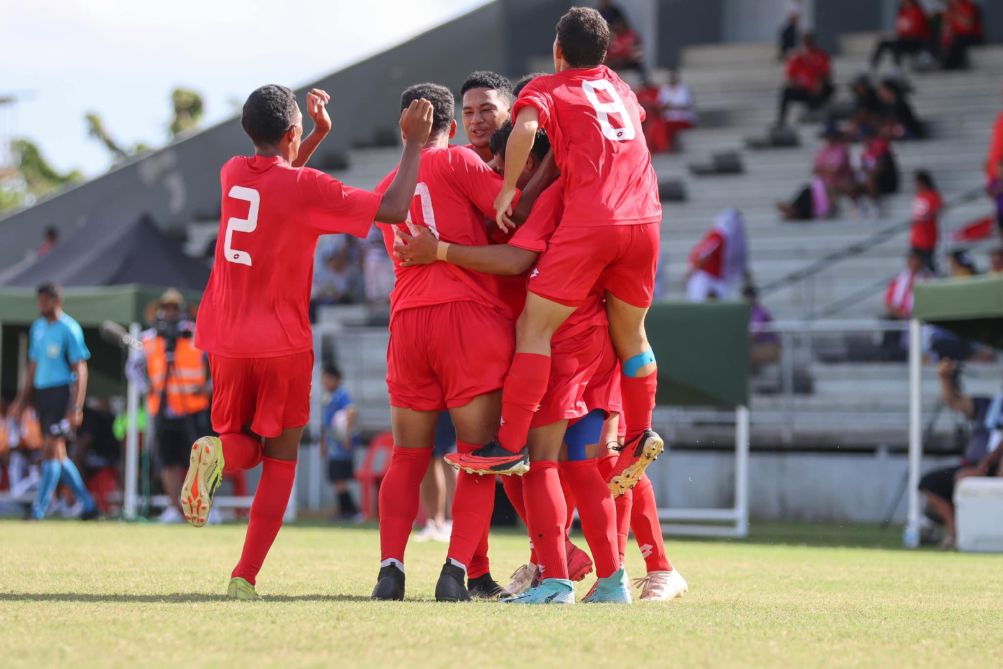 Tongan football celebrates famous victory over Papua New Guinea as they ...